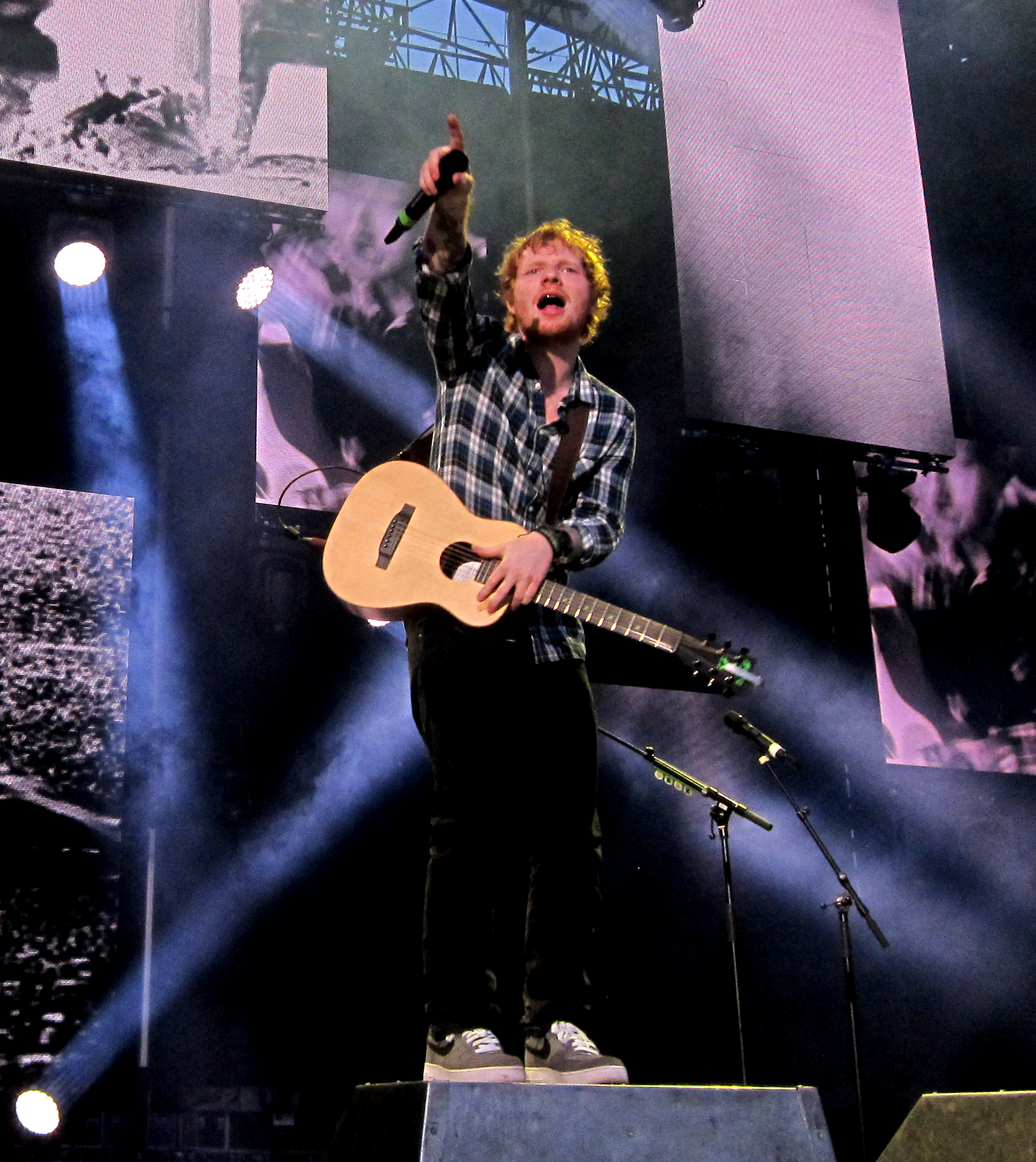 Ed Sheeran, Photo by Michael Perlman, May 29, 2015 - NY City Lens